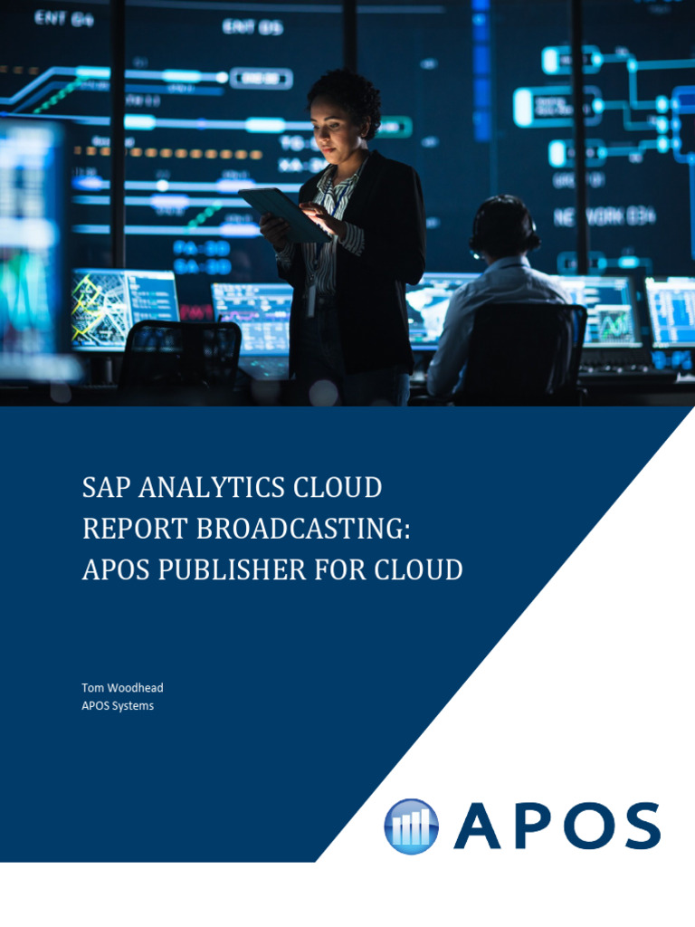 SAP Analytics Cloud Report Broadcasting Whitepaper APOS | PDF | Microsoft Excel | Cloud Computing