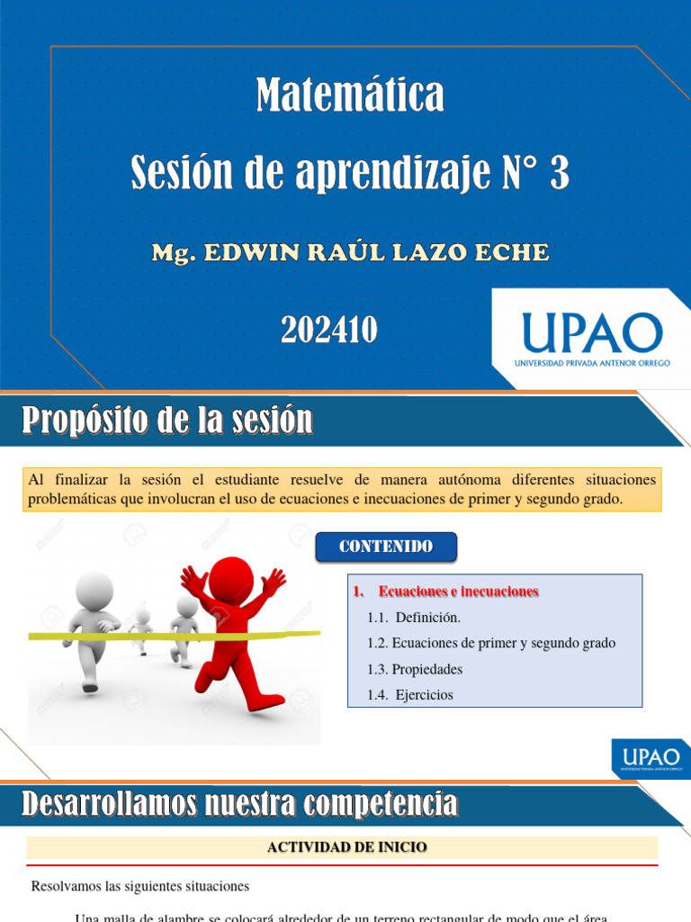 Ecuaciones De Primer Y Segundo Grado Pdf Ecuaciones Velocidad