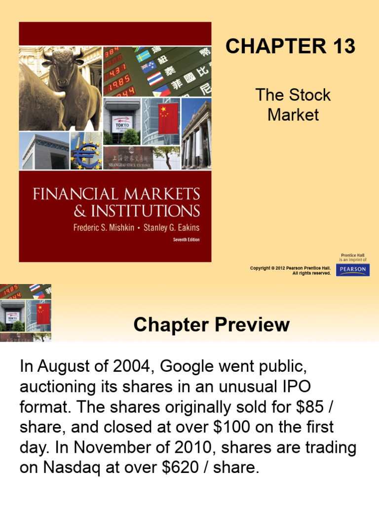 Mishkin Fmi07 ppt13 | PDF | Stocks | Valuation (Finance)