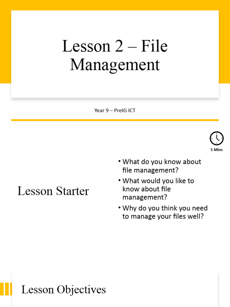 File Management | PDF