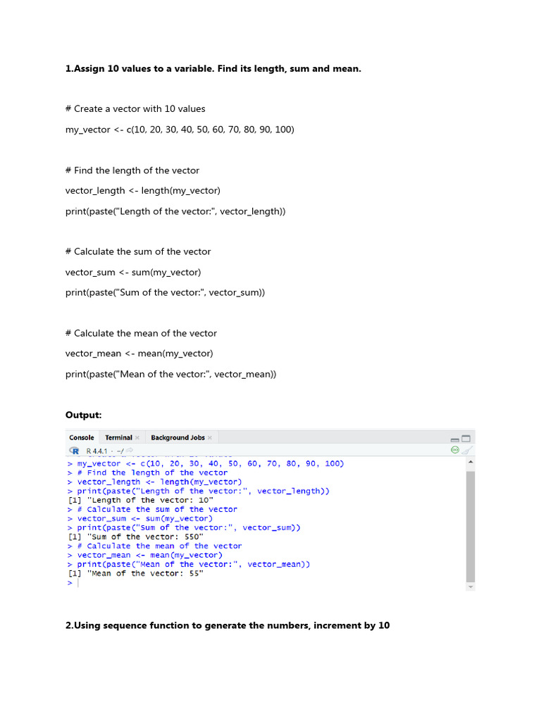 R All Program | PDF | Applied Mathematics | Mathematics
