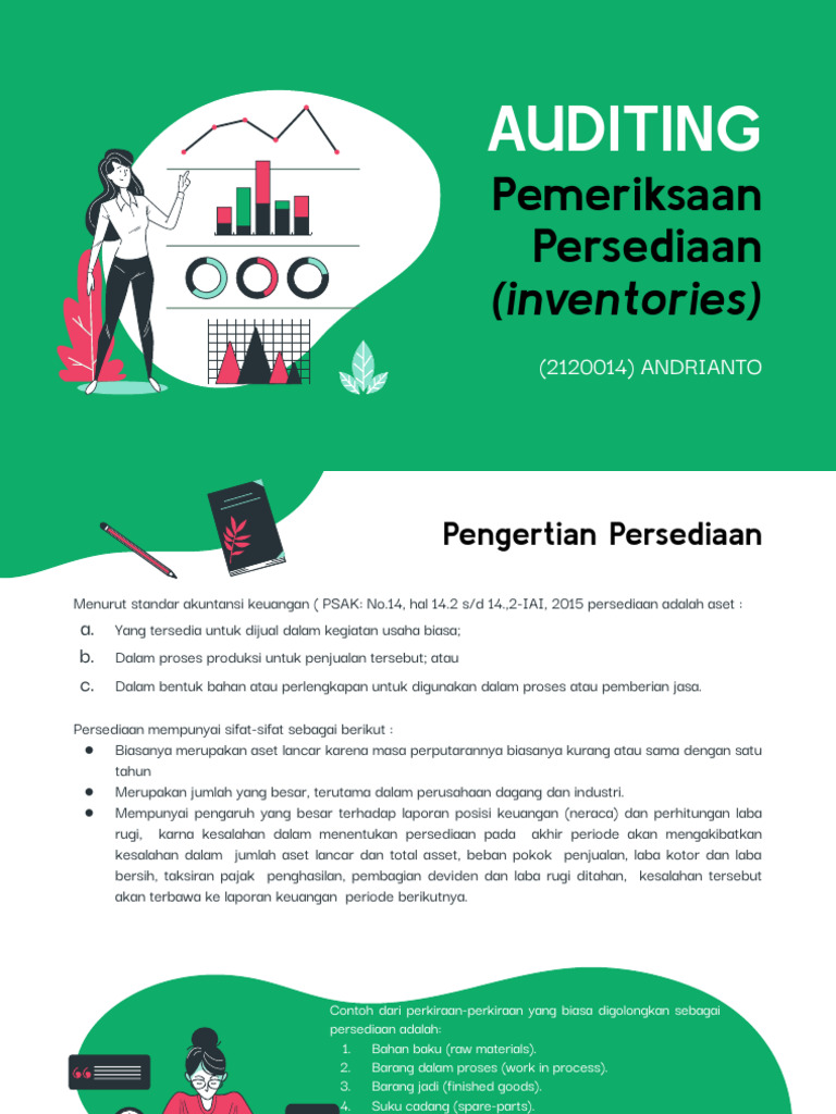 AUDITING Pemeriksaan Persediaan (Inventories) | PDF | Pengelolaan Keuangan & Uang