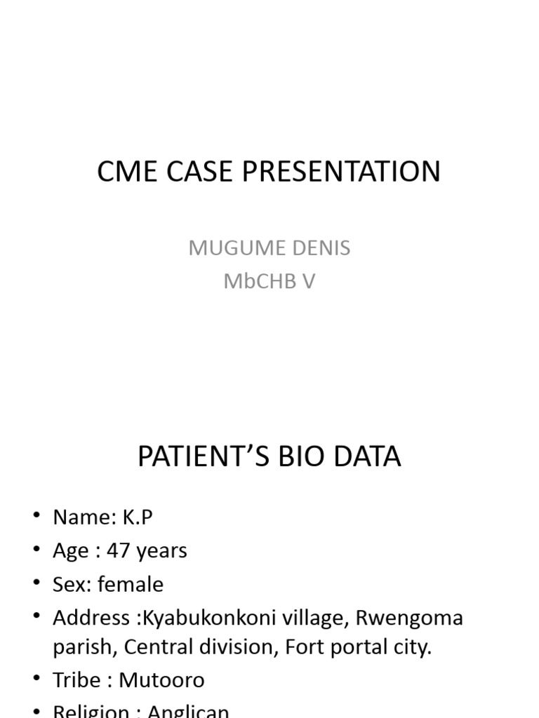 COPD Case Presentation-1 | PDF | Hypertension | Constipation