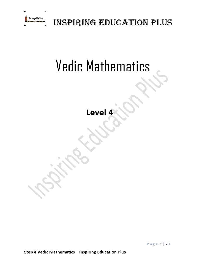 Step 4 | Download Free PDF | Numbers | Mathematical Notation