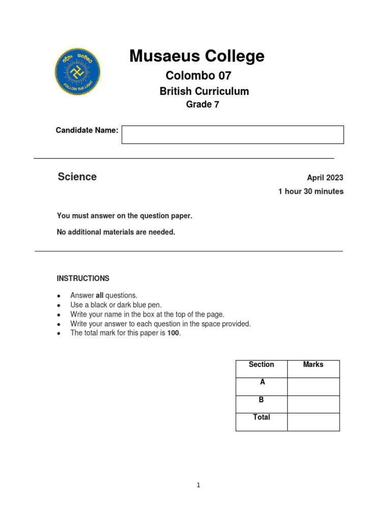Grade 7 - Science | PDF | Solubility | Sulfate
