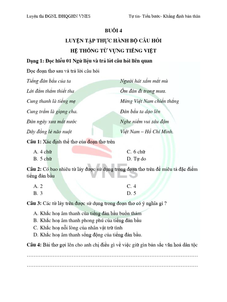 Tai Lieu Buoi 4 He Thong de Luyen Tap | PDF