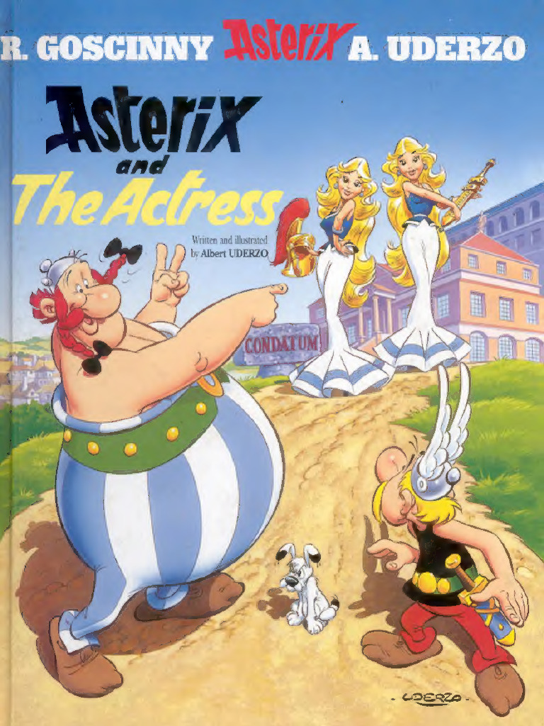 31 Asterix and The Actress Text | PDF | Comics Anthologies