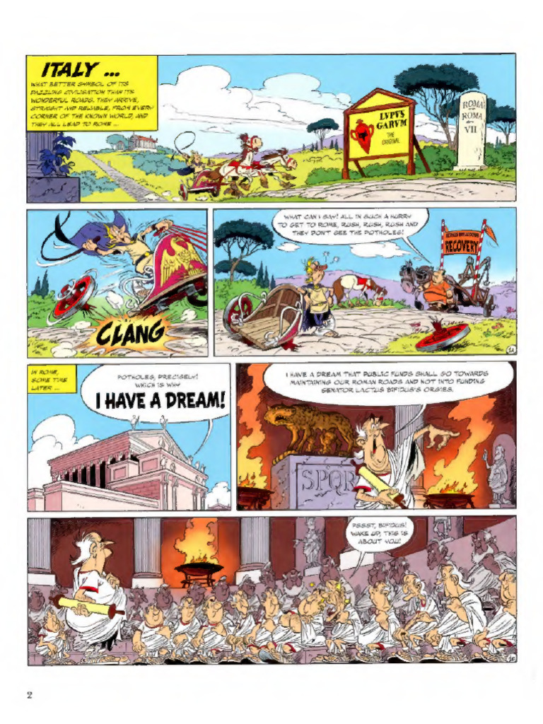 37 Asterix and The Chariot Race - Text | PDF | Young Adult