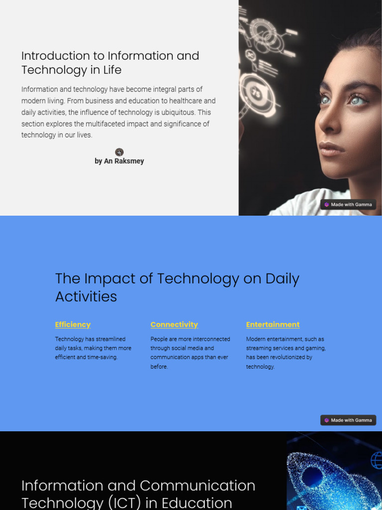 Introduction To Information and Technology in Life | PDF | Information ...