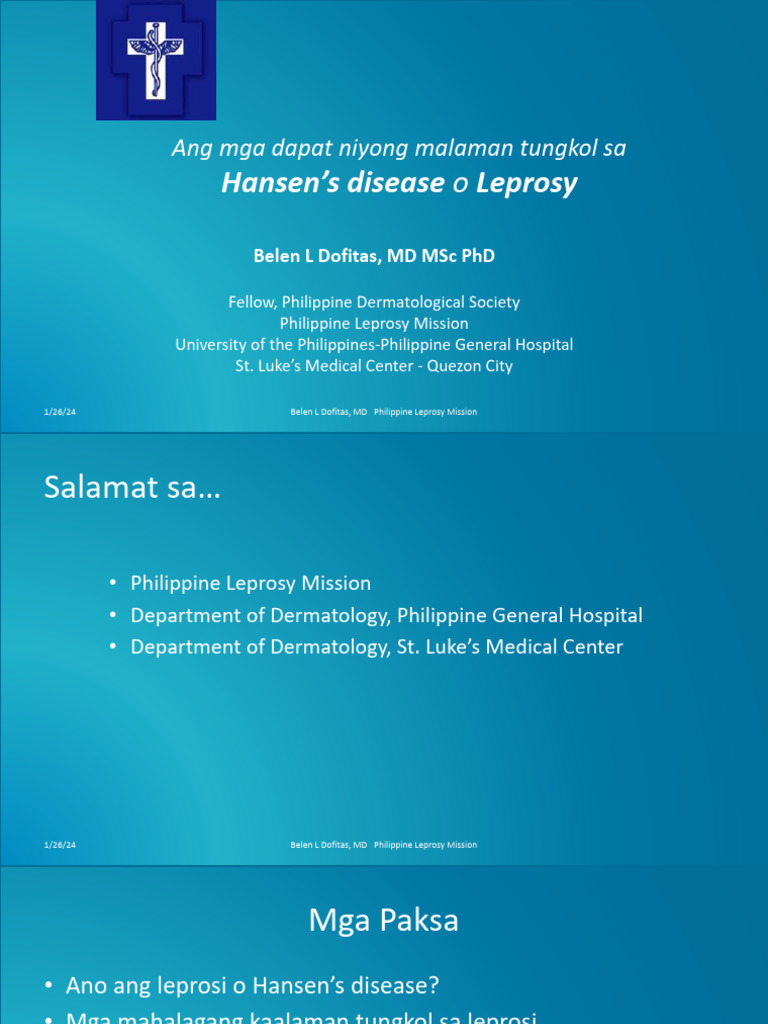 Dr. Dofitas eTURO Presentation - 01-26 | PDF