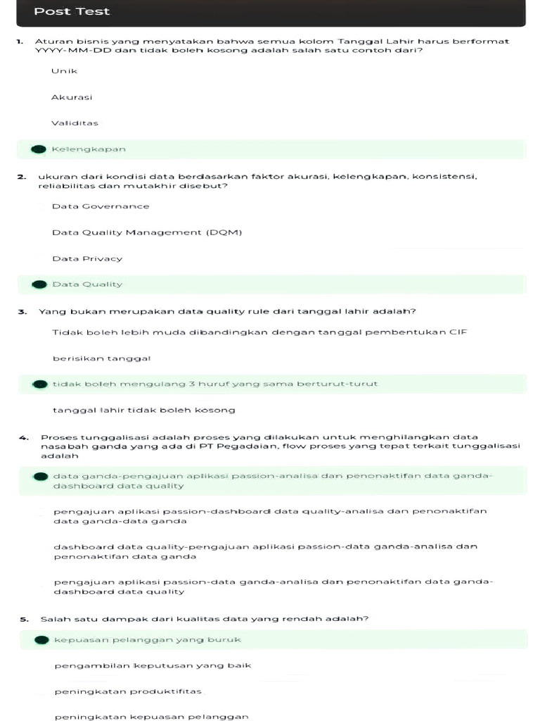 Elearn Data Quality | PDF