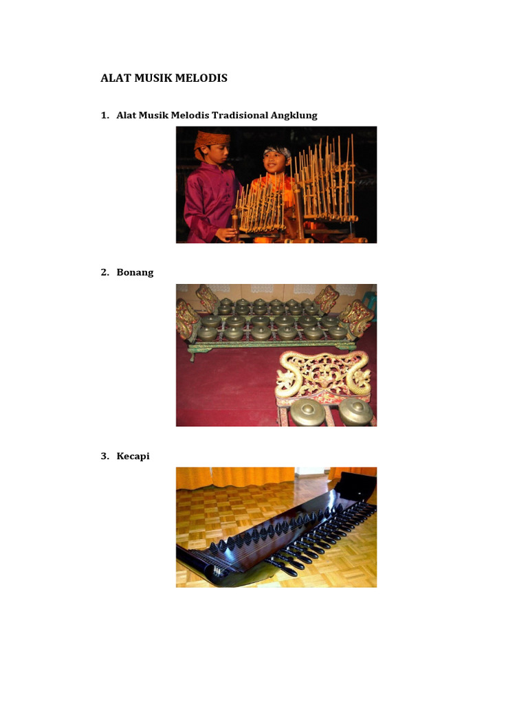 Alat Musik Ritmis Melodis Dan Harmonis | PDF