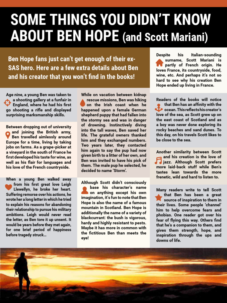 Secrets of Ben Hope and Scott Mariani | PDF