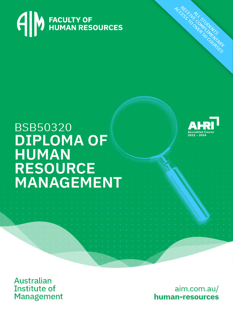 AIM DipHumanResourceManagement | PDF | Human Resource Management | Learning