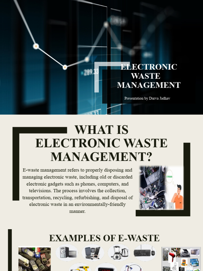 E-Waste Project Durva J | PDF | Electronic Waste | Waste