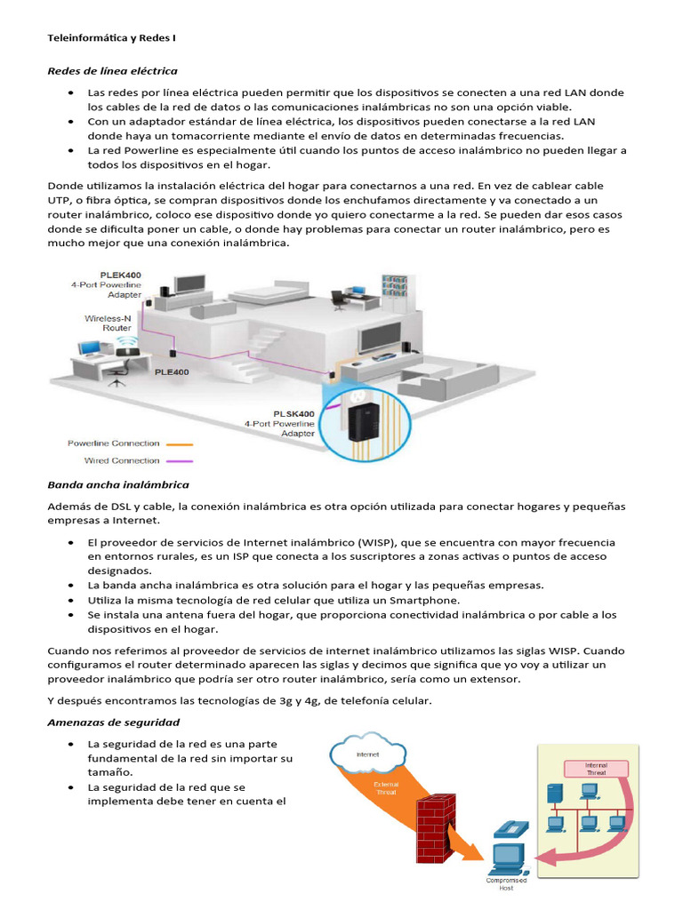 Teleinformatica y Redes - Redes de Linea Electrica | PDF | Interfaz de línea de comando ...