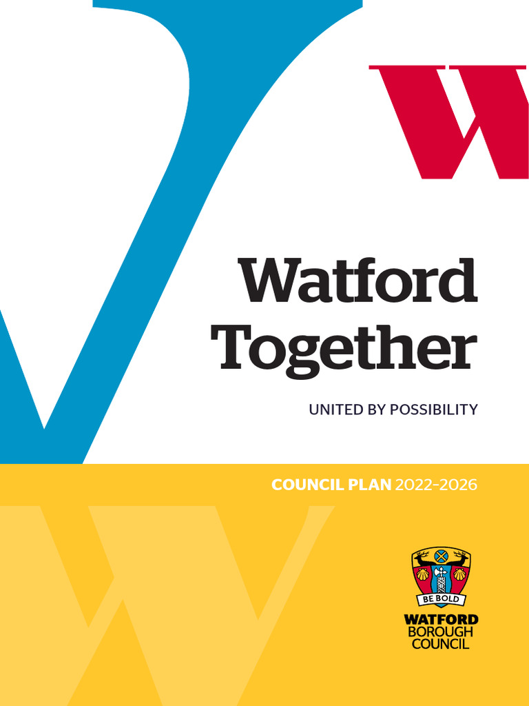 WatfordBC Council Plan 2022 26 | PDF | Cost Of Living | Sustainability