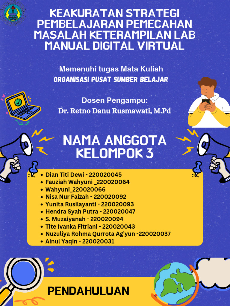 TUGAS Organisasi Pusat Sumber Belajar - Dosen Bu Retno | PDF
