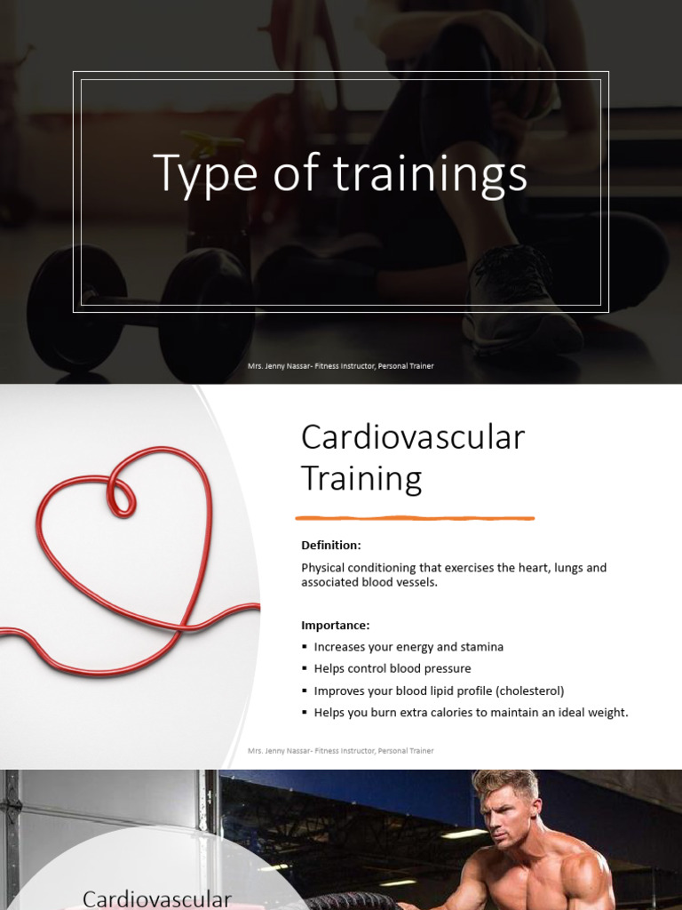 Topic 5 - Type of Trainings and Sets | PDF | Physical Fitness | High Intensity Interval Training