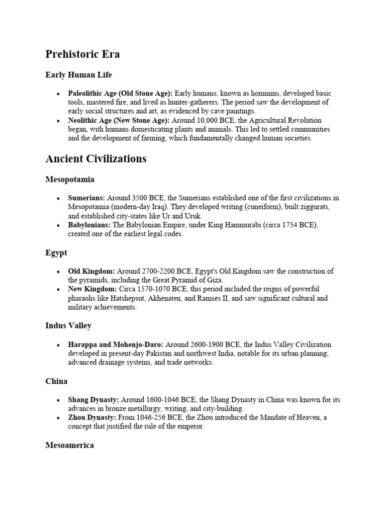 World History Short Notes | PDF | Ancient Greece | Imperialism