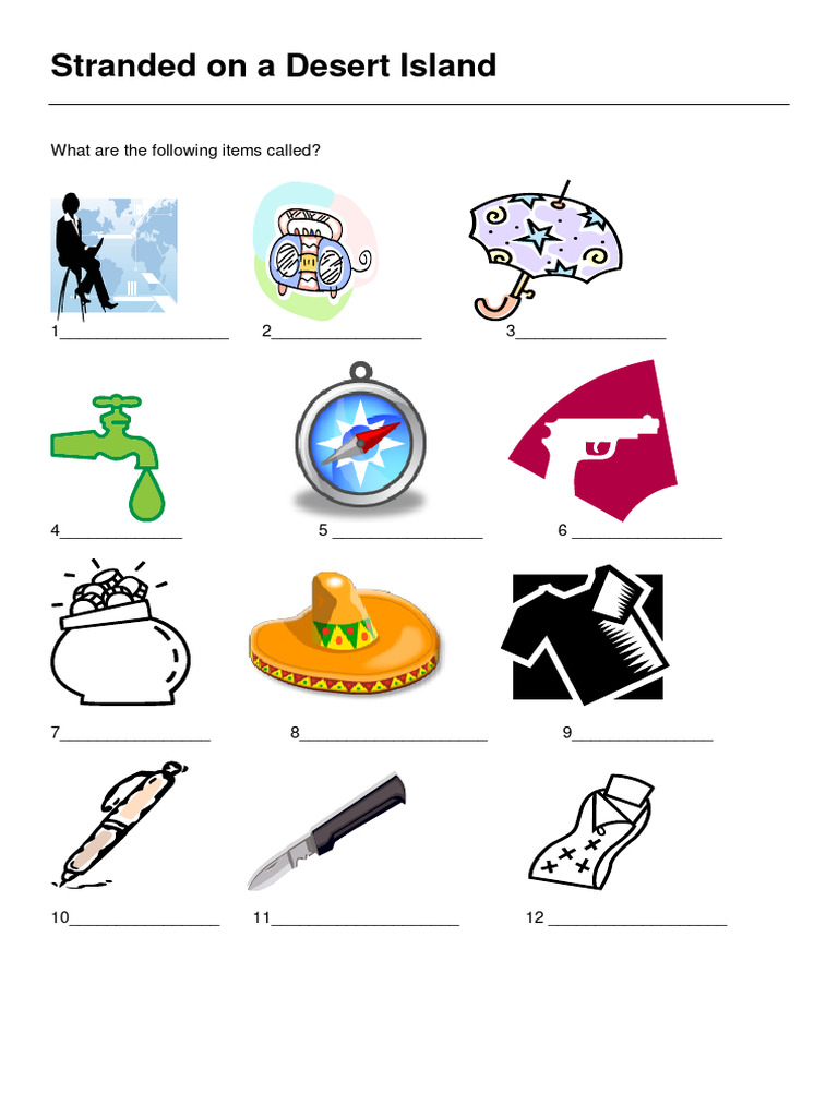 Stranded On A Desert Island | PDF