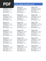 3-Year Bible Reading Plan Guide | PDF | Epistle To The Colossians ...