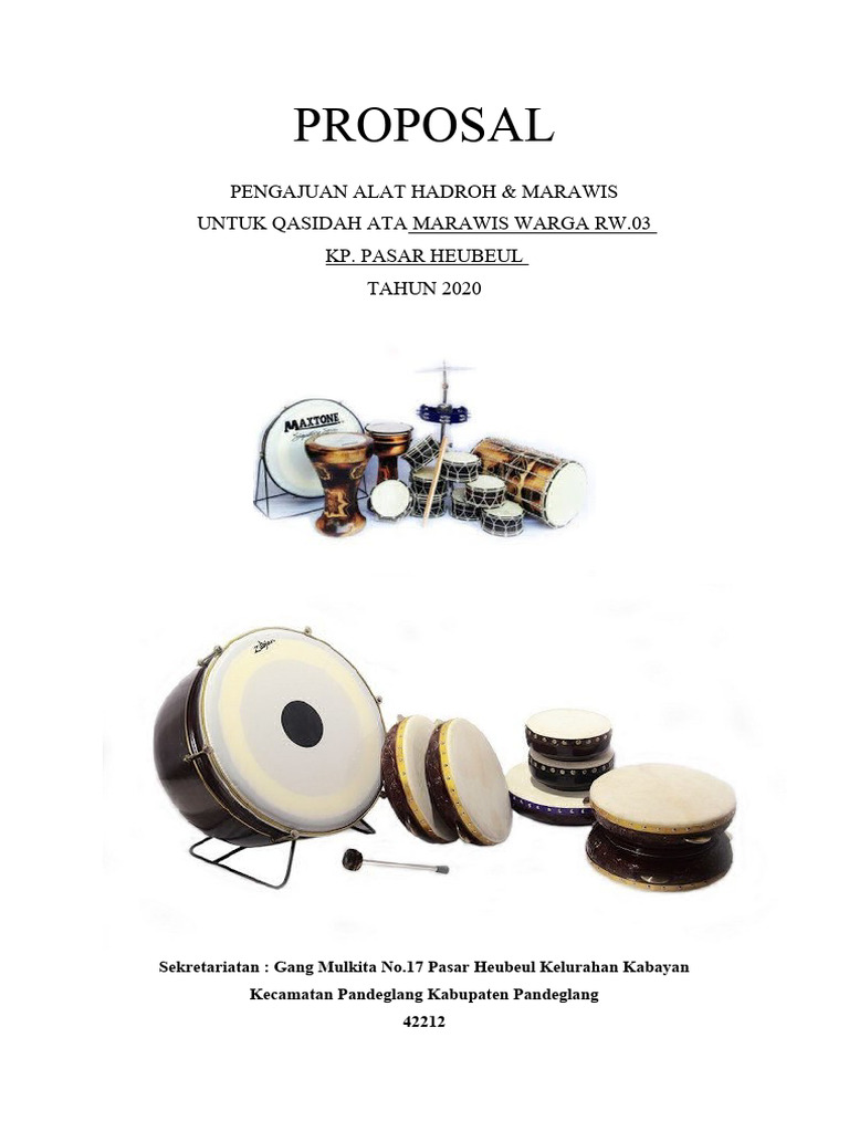 Proposal Marawis | PDF