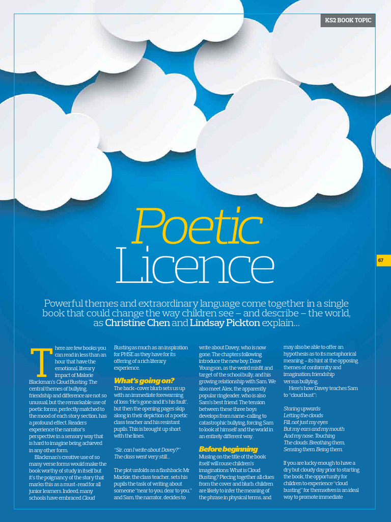 Cloud Busting Download Free Pdf Experience Poetry