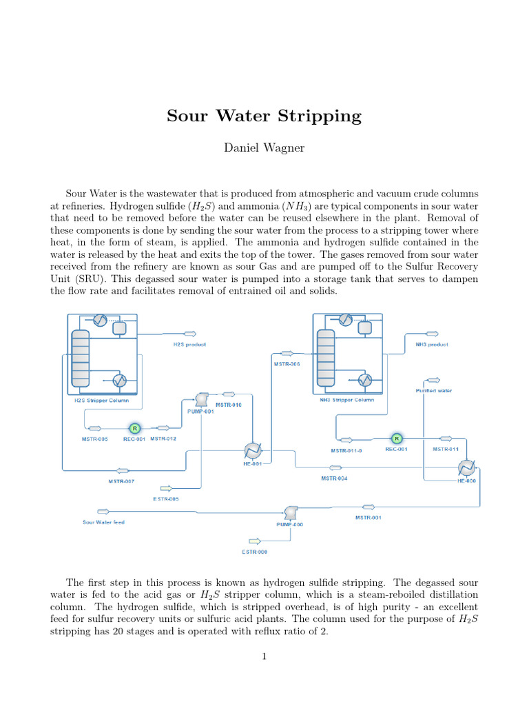 Sour Water Stripping Process Guide | PDF