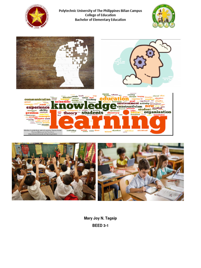 Theories-Of-Learning - Tagsip Mary Joy N. Beed 3-1 | PDF | Constructivism (Philosophy Of ...