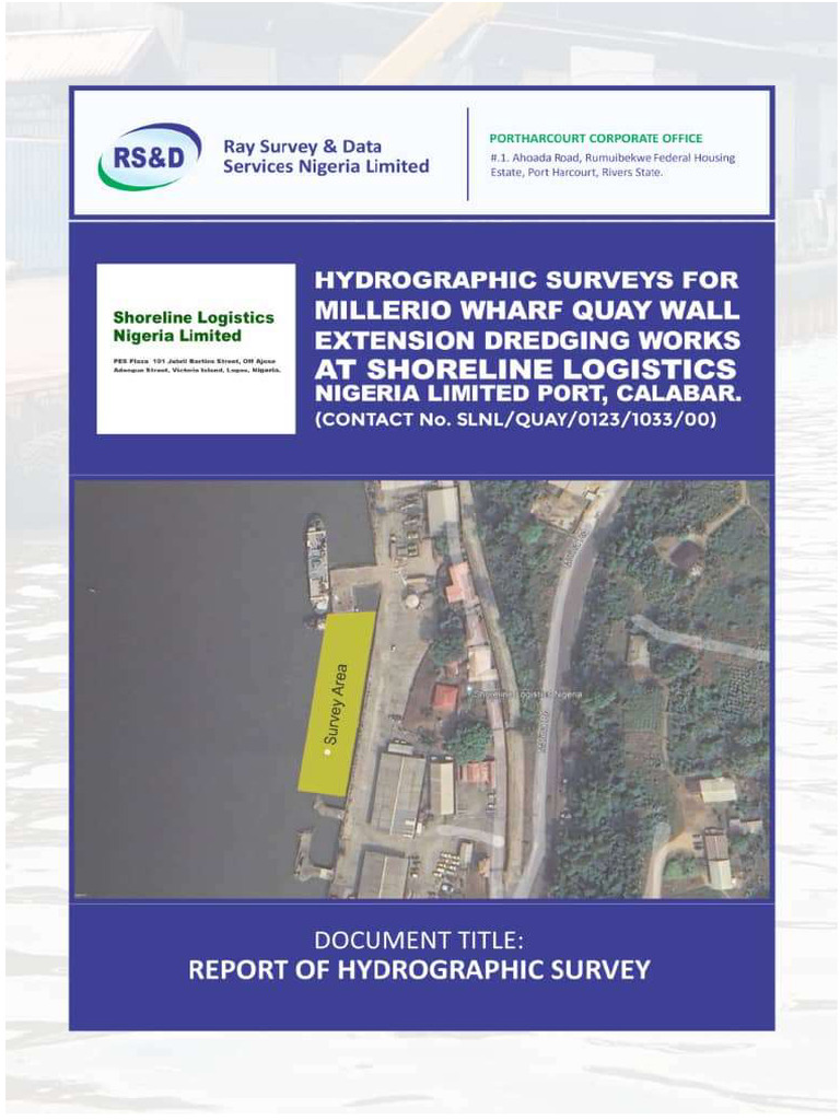 RAYSURVEY SLNL Hydrographic Survey Report Draft Report Final | PDF | Surveying | Earth Sciences