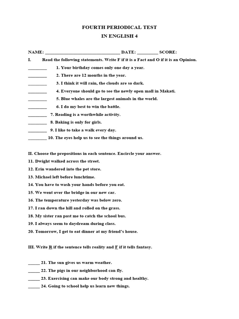 PT - English Q4 | PDF