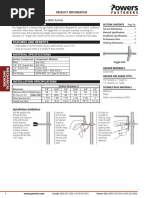 Anchor Bolt Template Matrix Guide | PDF | Anchor | Screw