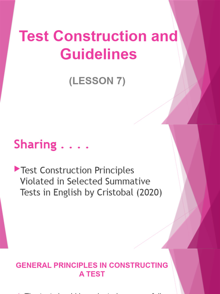 Lesson 7 Part 1 Pdf Multiple Choice Cognition 