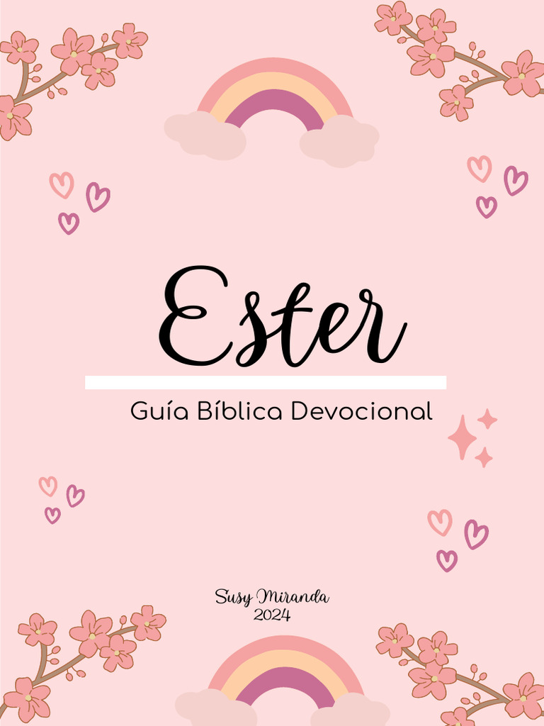 Guia Devocional de Ester (Marzo 2024) | PDF | Esther | Salvación