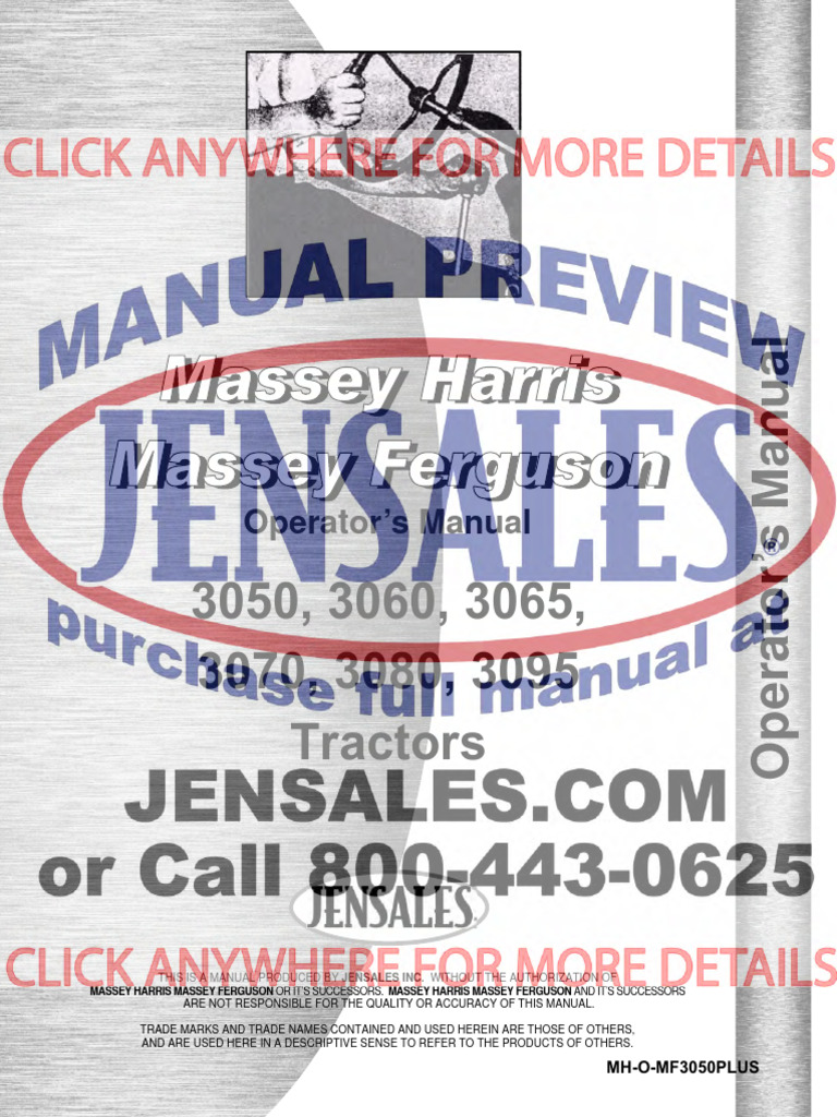 Dokumen - Tips - Massey Ferguson 3050 3060 3065 3070 3080 3095 The Massey Ferguson | PDF ...