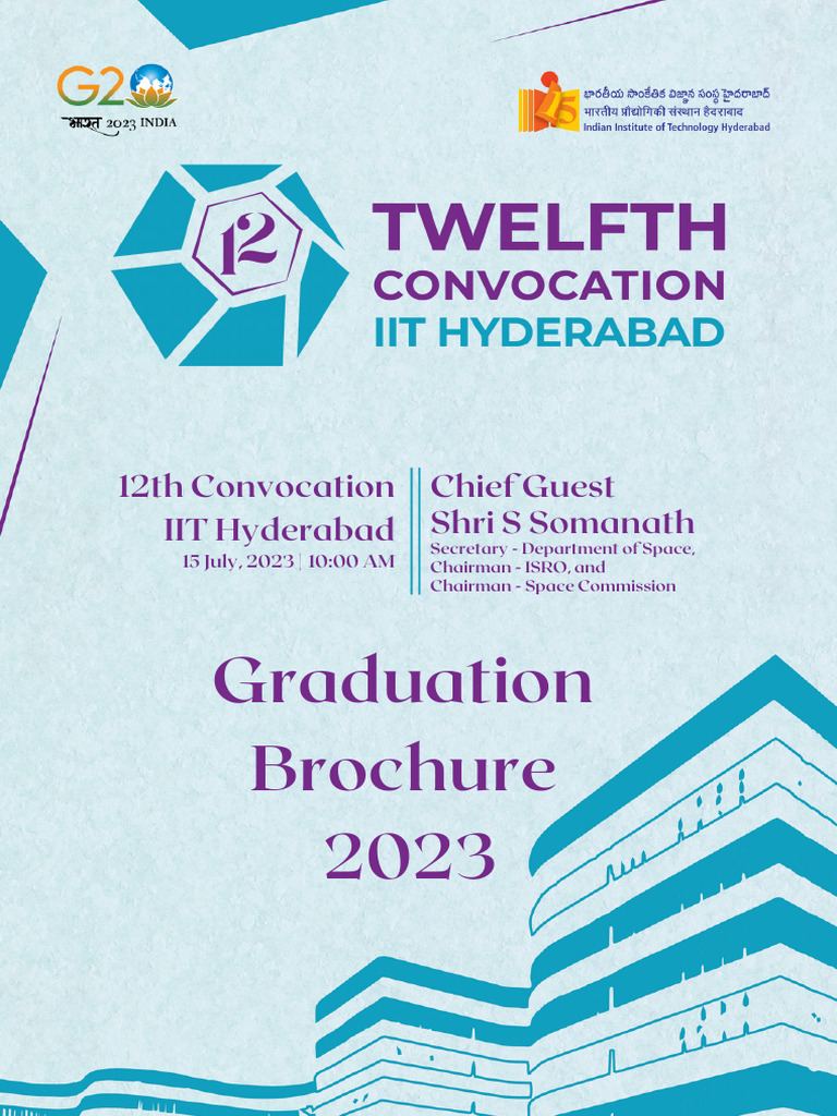 Convocation Brochure 2023 | PDF | Robot | Robotics
