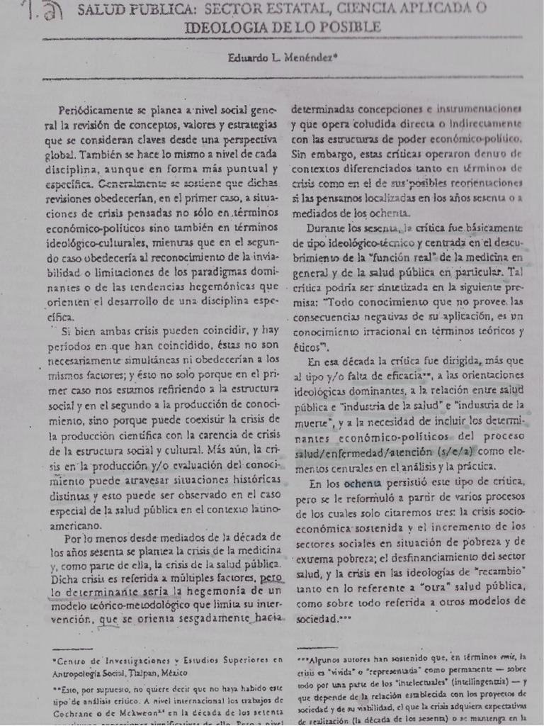Menendez Texto | PDF