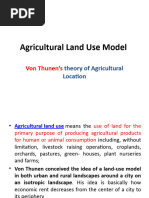 AP Human Geography: Von Thunen Model | PDF | Agriculture | Farms
