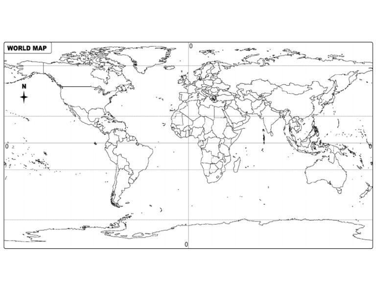 Outline of World Map | PDF