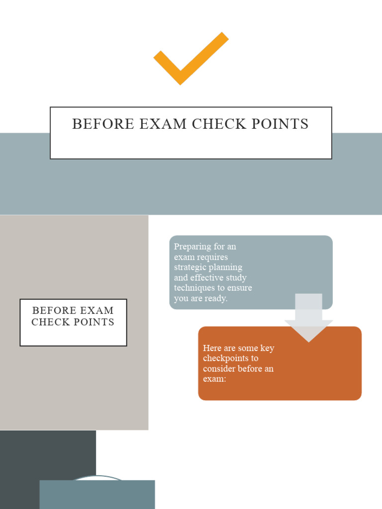 Before Exam Check Points Part 1 | PDF