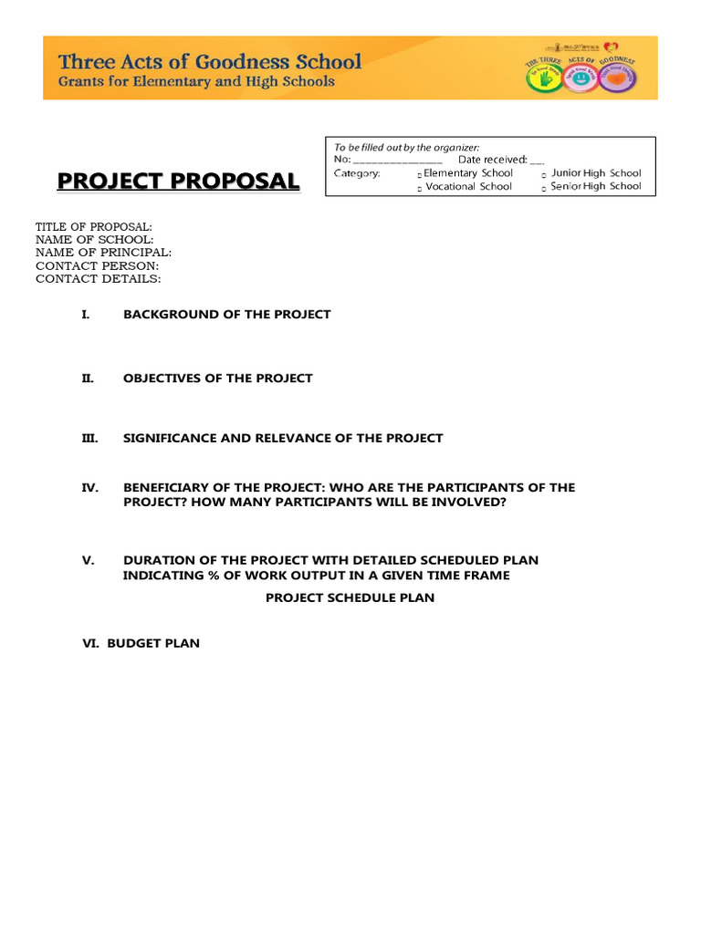 Project Proposal Template | PDF | Career & Growth