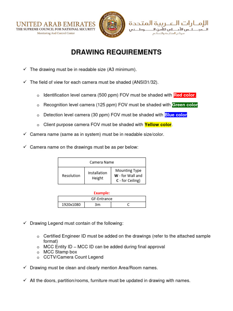 Drawing Requirements v2.0 2023 | PDF