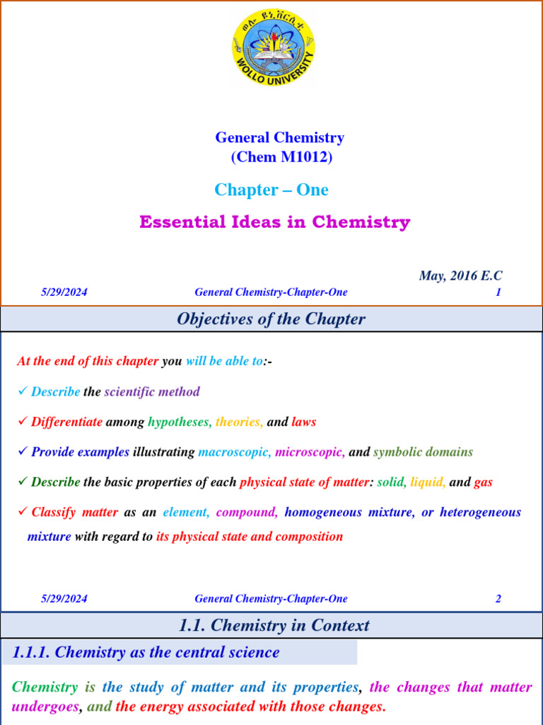 Chapter One | PDF | Mixture | Significant Figures