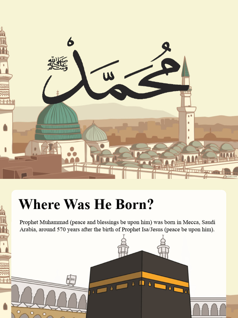 Prophet Muhammad SAW Slides | PDF | Muhammad | Quran