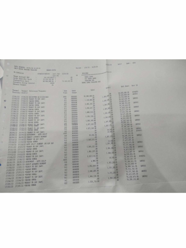 Sambungan Rek 6 Bulan | PDF