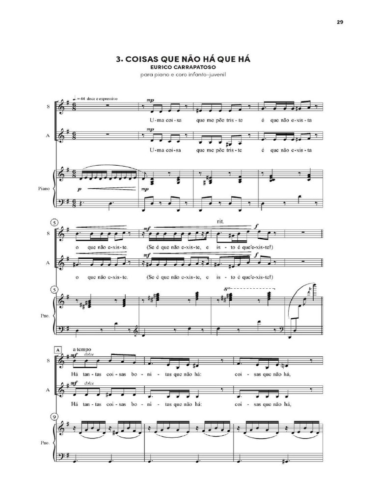 Coisas Que Não Há Que Há - Eurico Carrapatoso | PDF