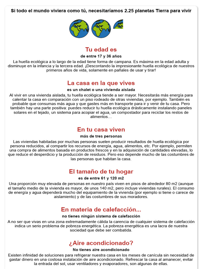 Optimiza tu Huella Ecológica en Casa | PDF | Agua | Residuos