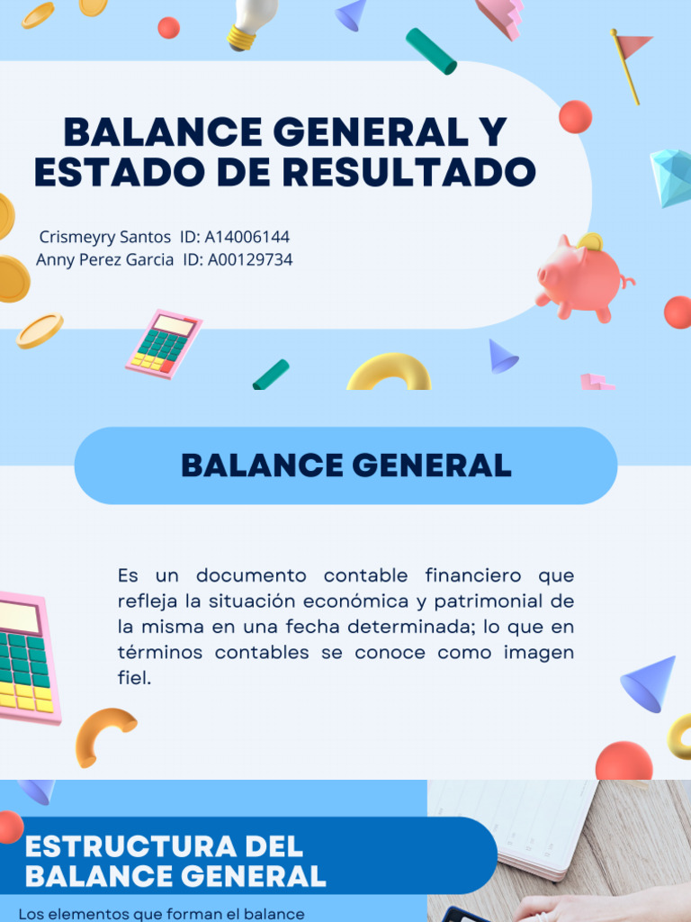 Balance general y estado de resultado | PDF