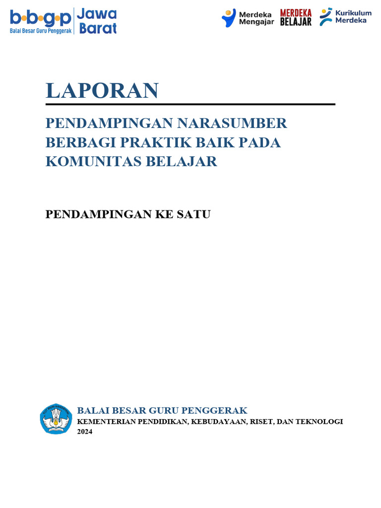 Pendampingan 1 - Laporan Pendampingan NSBPB | PDF